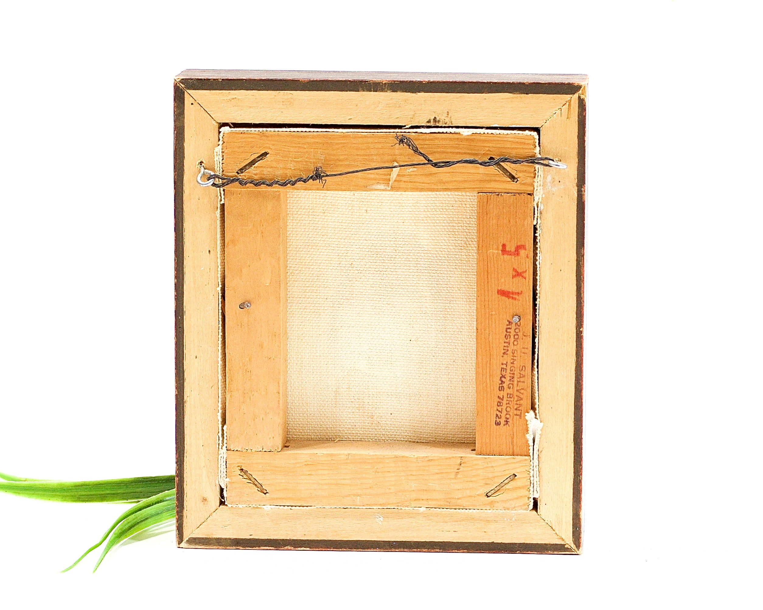 VINTAGE: Small Joan Usner Salvant Original Painting JU - Etsy