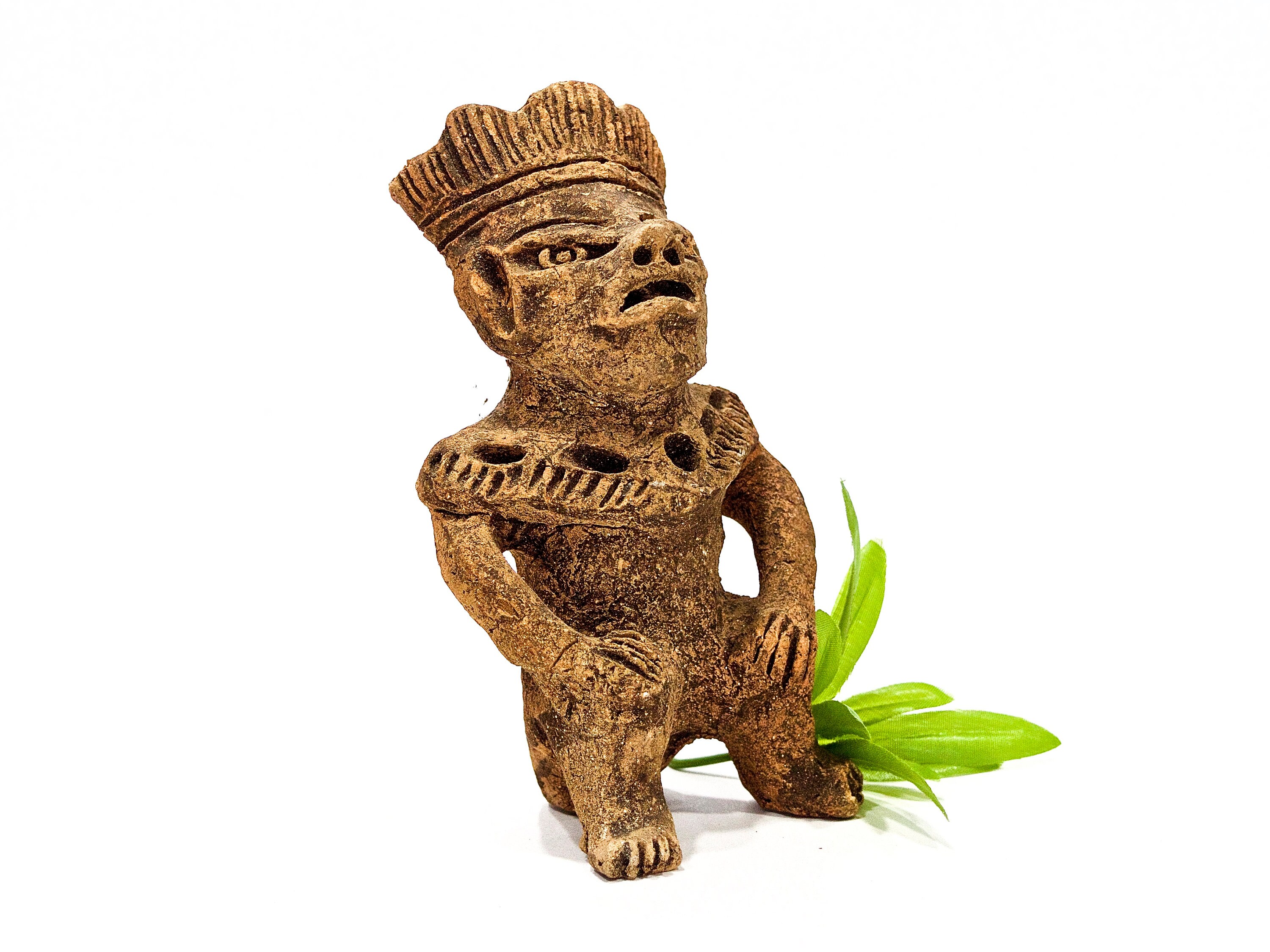 VINTAGE: Antique Unique Aztec Mayan Clay Figurine Mexican | Etsy