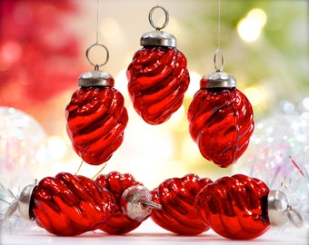 Red Mercury Glass | Etsy