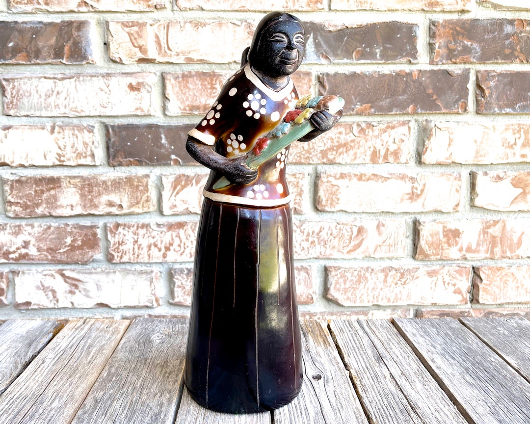 VINTAGE: 14" - Large Authentic Chulucanas, PERU Handmade Clay Pottery ...