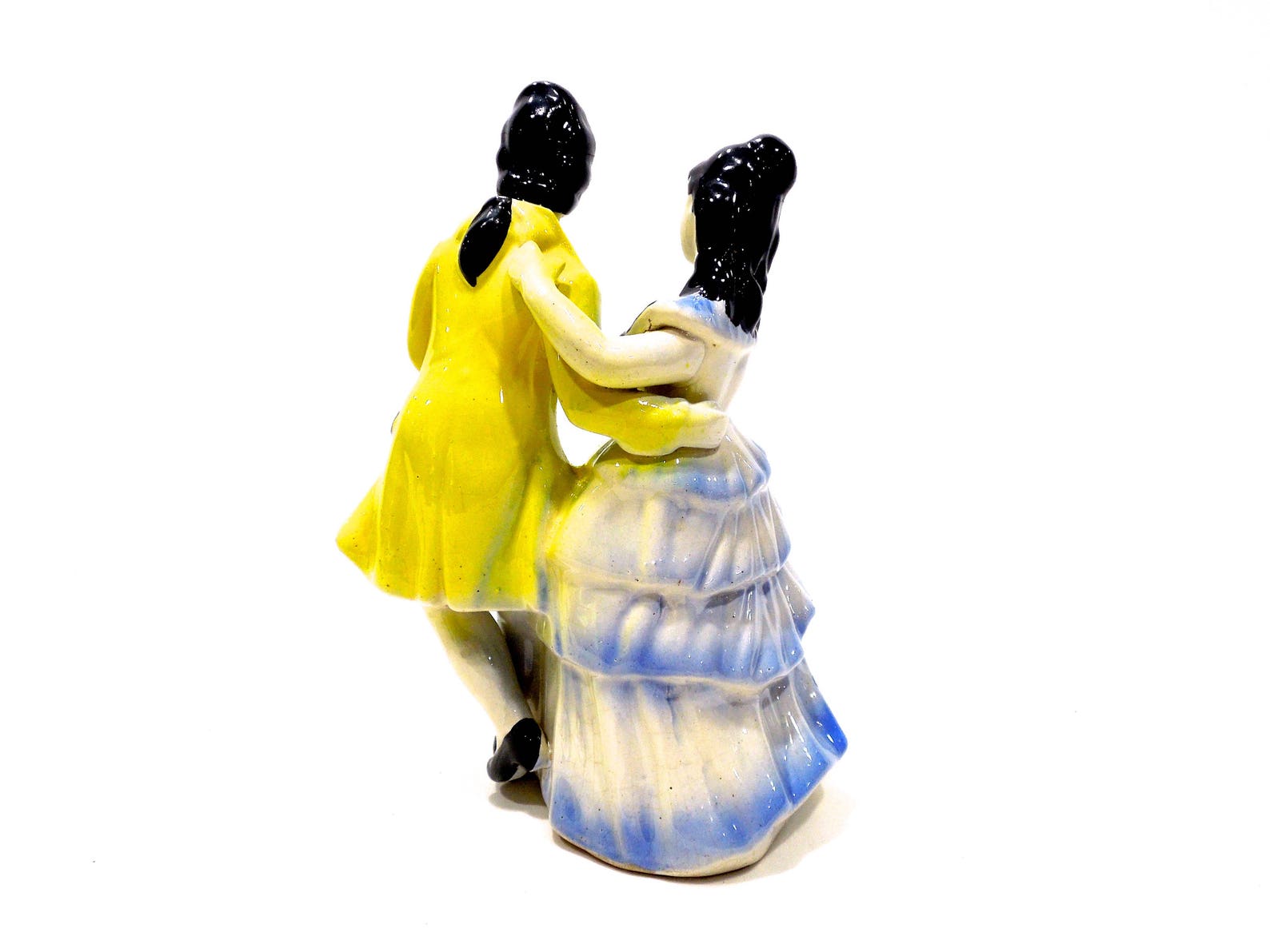 Vintage Ceramic Ballroom Dancing Figurine: Hand-painted Couple - Etsy