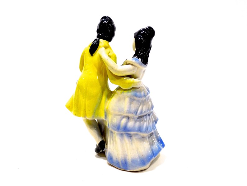 VINTAGE: Ceramic Ballroom Dancing Figurine Handcrafted | Etsy