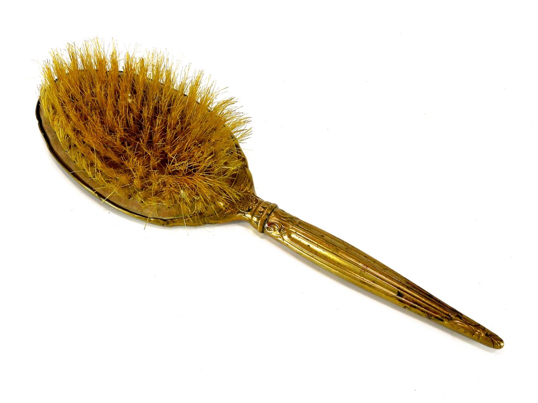 Antique Saart Brothers Bronze Brush: Shabby Chic Vanity Decor - Etsy