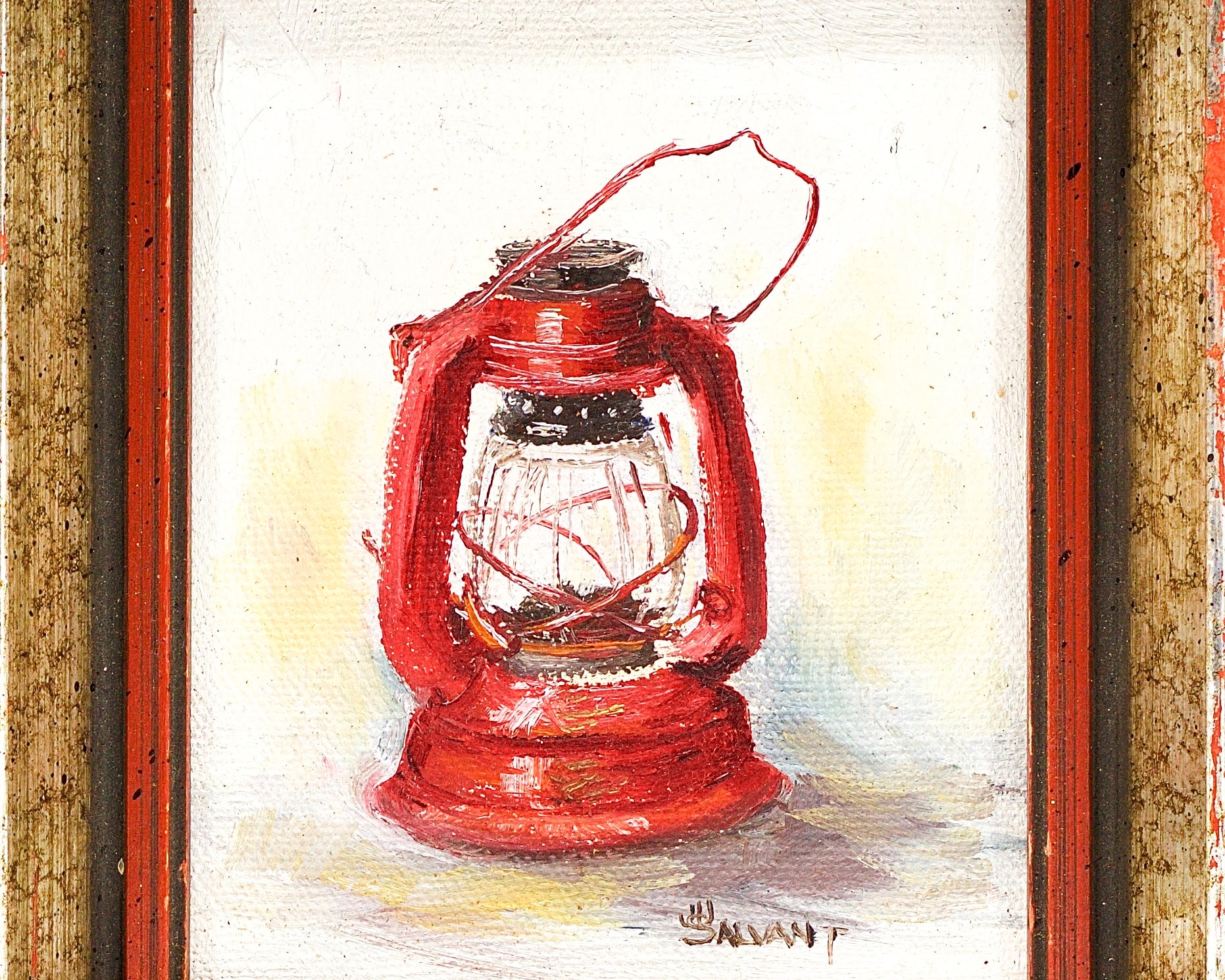 VINTAGE: Small Joan Usner Salvant Original Painting JU - Etsy