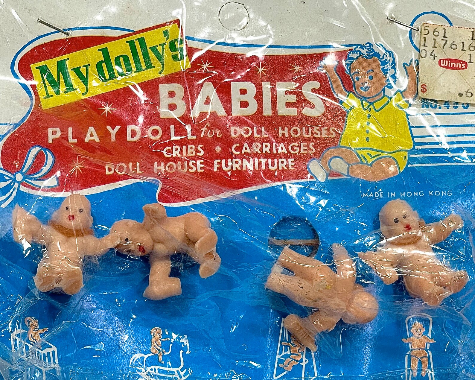 VINTAGE: My Dolly's Babies in Original Packages Kitsch Plastic Babies ...