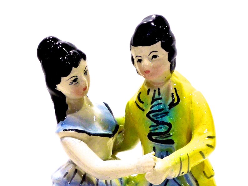 VINTAGE: Ceramic Ballroom Dancing Figurine Handcrafted | Etsy