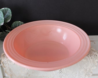 Vintage Pink Bowl - Etsy