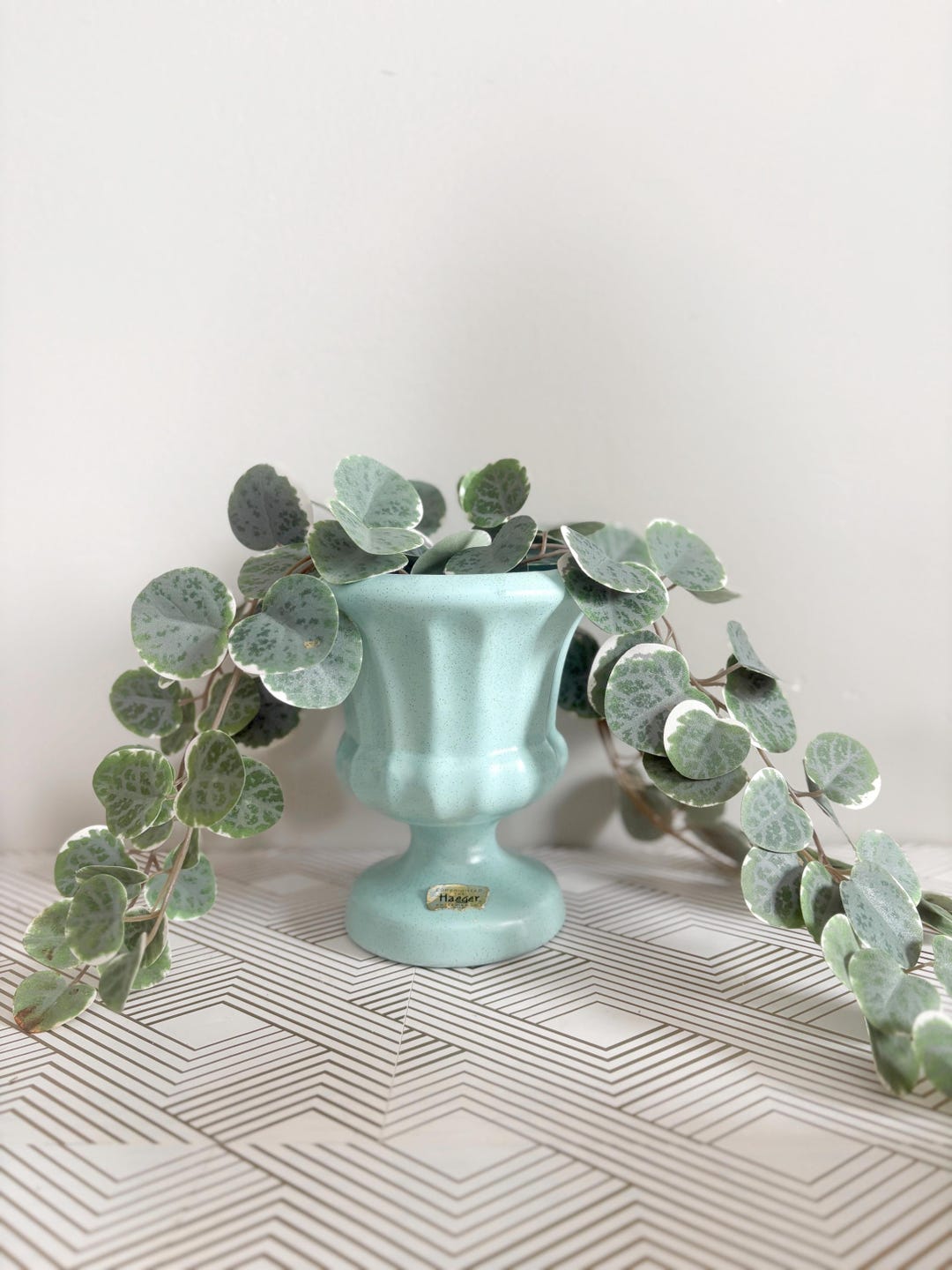 Vintage Haeger Planter | Robin Egg Blue Indoor Ceramic Flower Pot - Etsy
