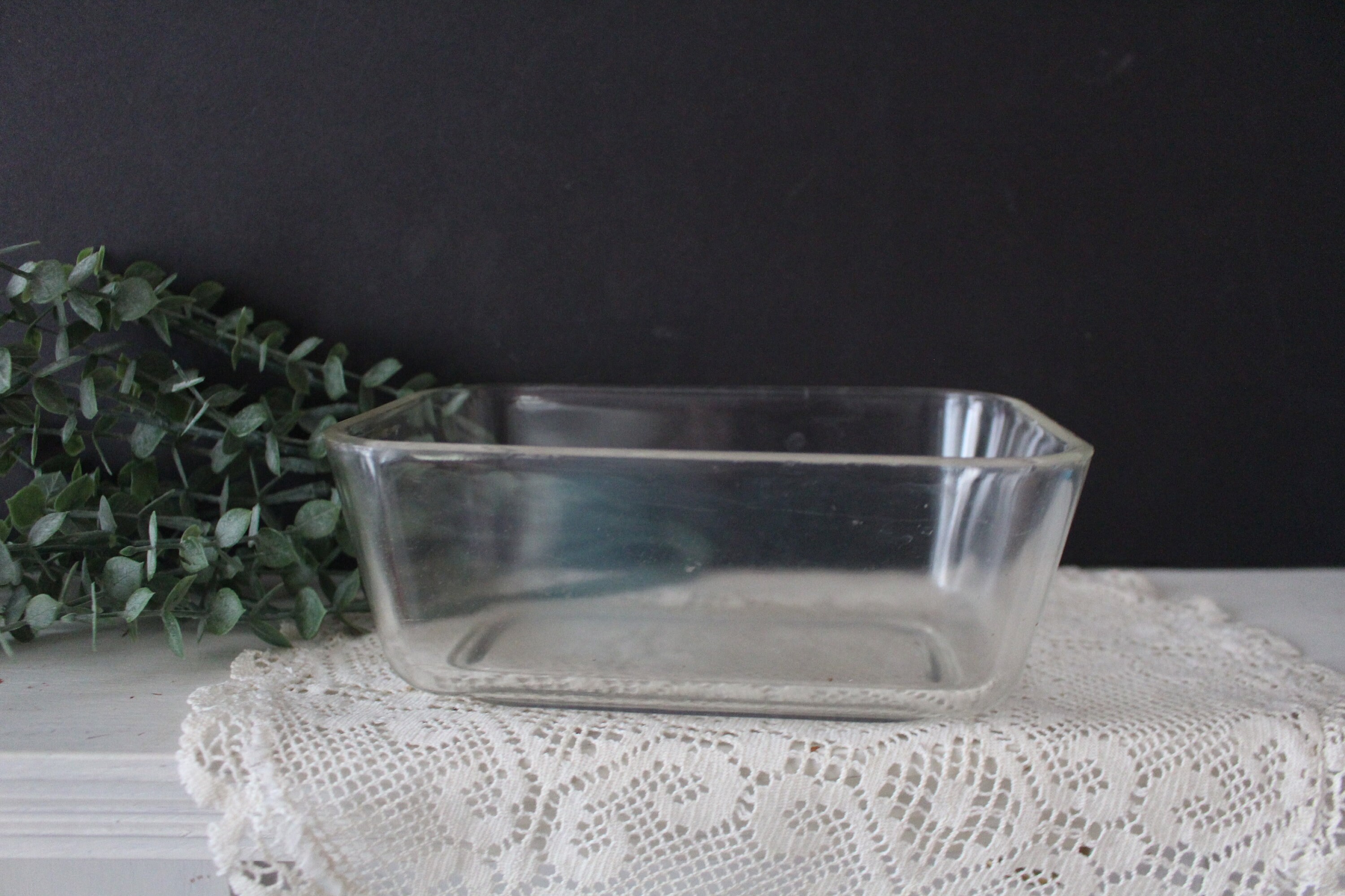 Kitchen & Dining Clear Glass Storage Leftover Container Glass Food Bowl ...