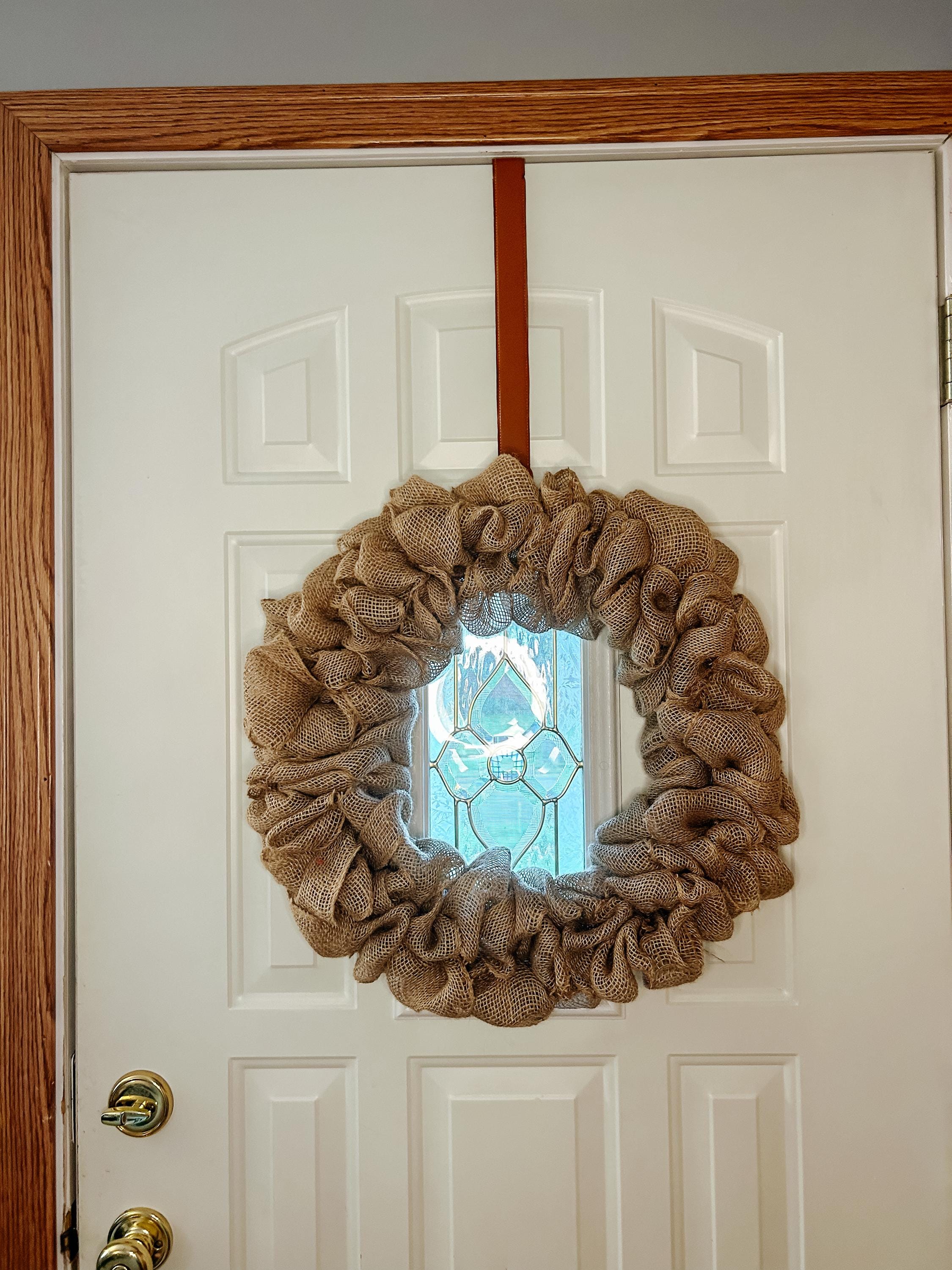 18" Burlap Wreath Base: DIY Seasonal Decor - Etsy
