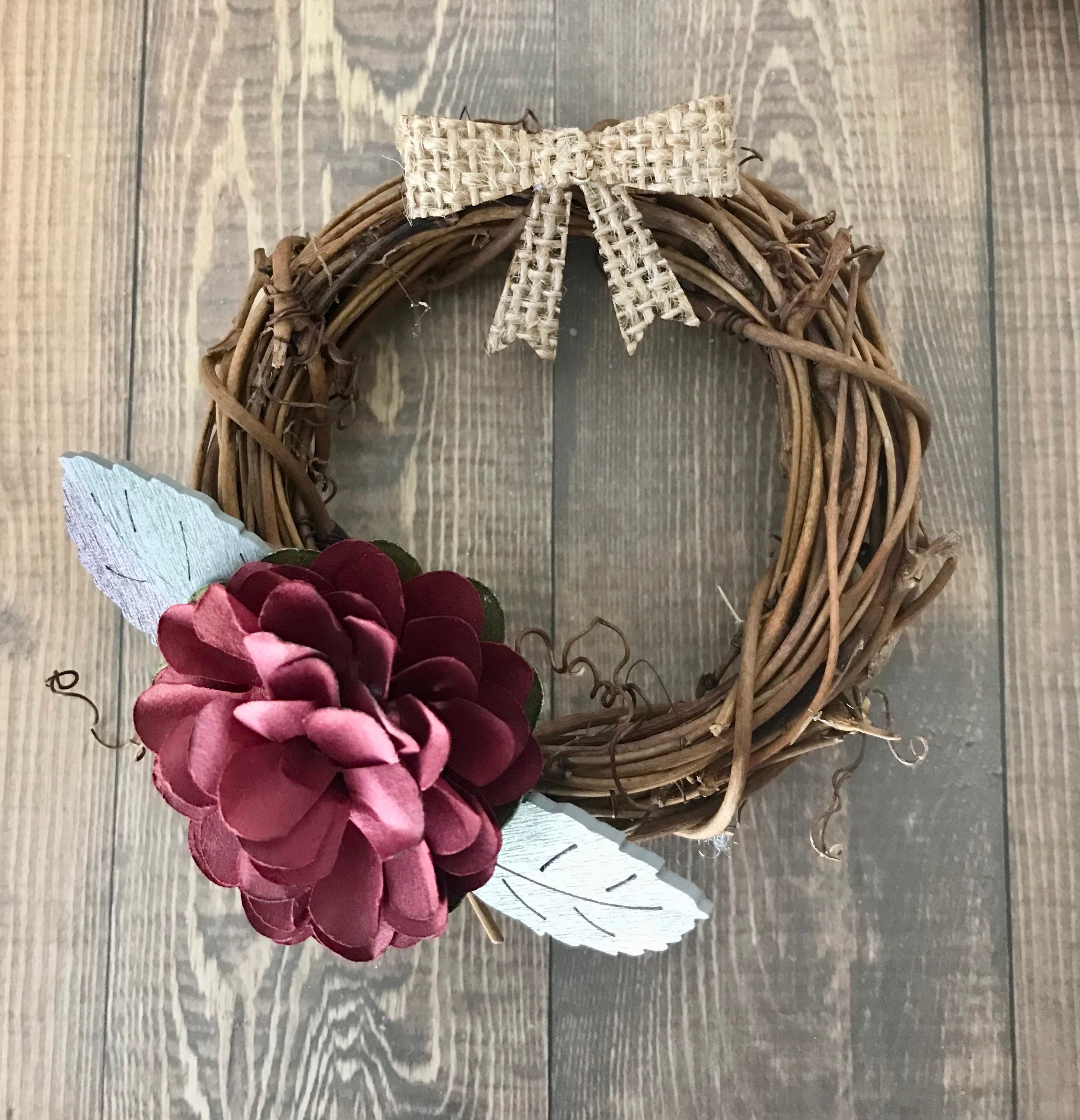 Mini Fall Wreath Set Mini Fall Wreath Ornament Set Fall - Etsy