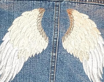 Denim Jacket Wings | Etsy