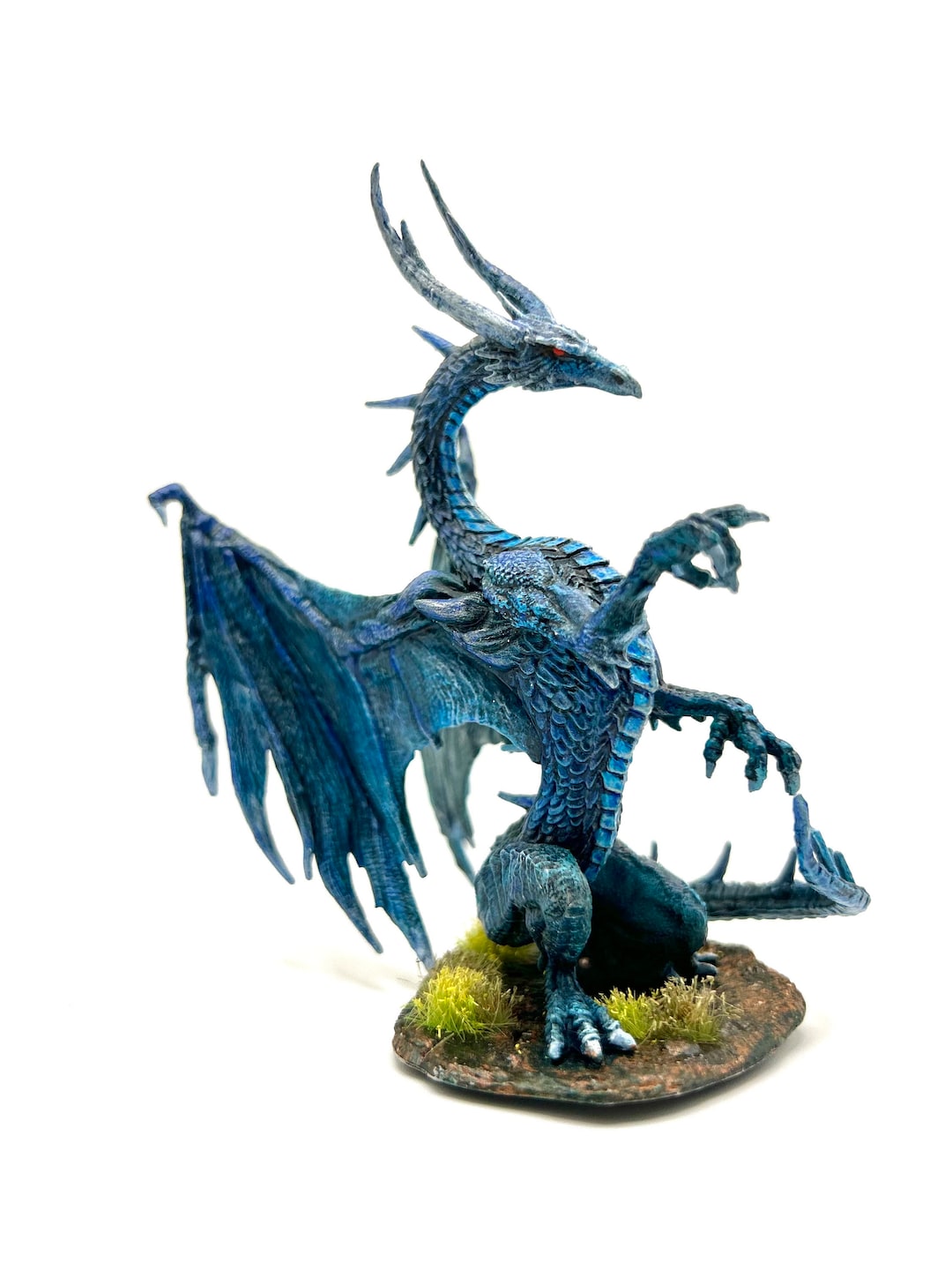 Young Blue Dragon Dnd Mini - Etsy