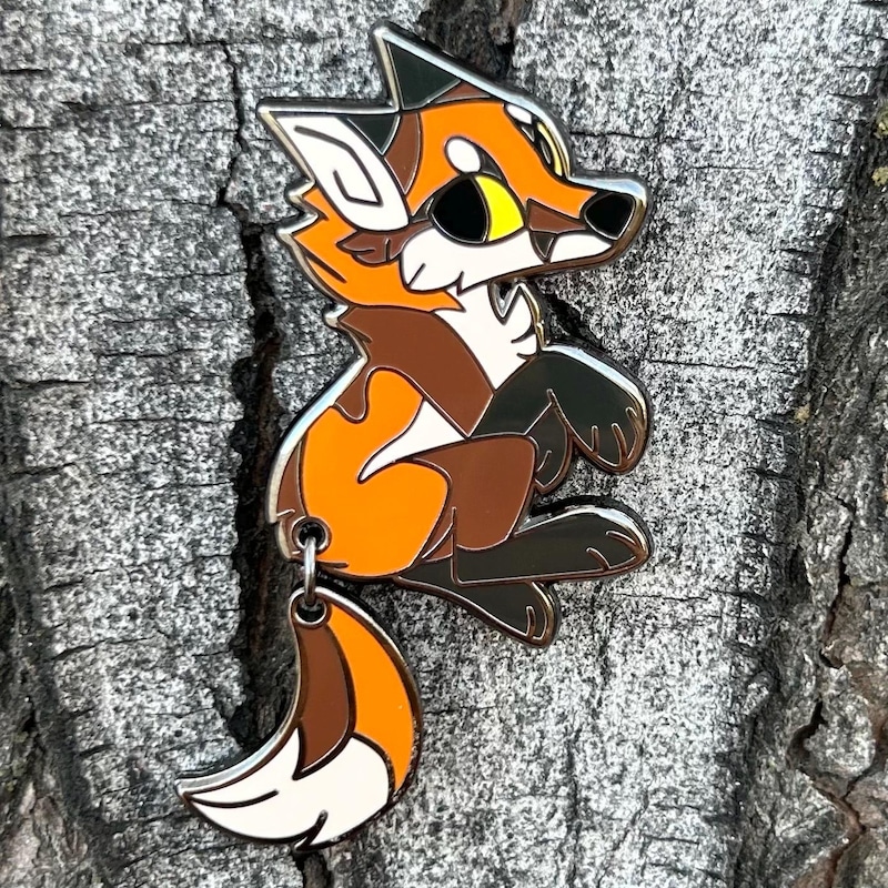 Fox Tail Keychain - Etsy