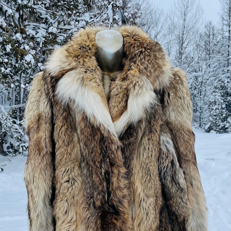 Coyote Fur Coat - Etsy