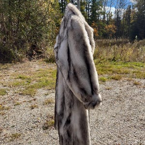 Vintage Three Quarter Cut Tissavel France Faux Fur Coat, Eco Fur, Used ...