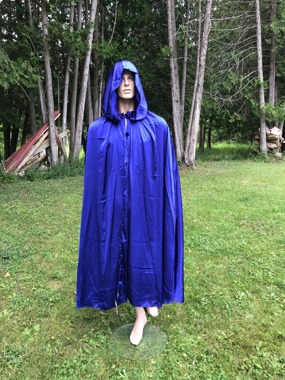 Quality Deluxe Royal Blue Cape / Cloak, Cape, Cloak, Cosplay Costume ...