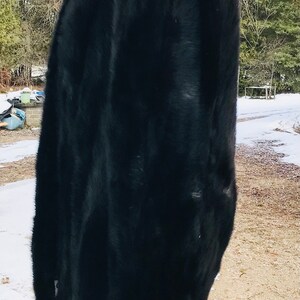 Vintage Black Mink Jacket, Fur Coat, Fur Jacket, Eco Fur, Used Fur ...