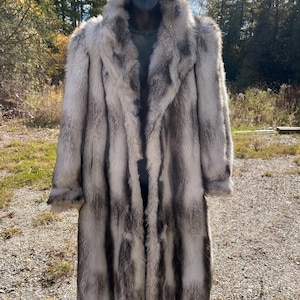 Vintage Three Quarter Cut Tissavel France Faux Fur Coat, Eco Fur, Used ...