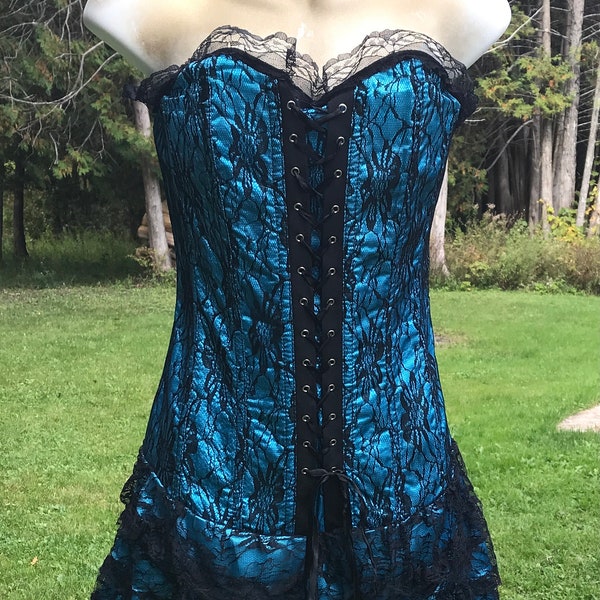 Teal Lace Dress - Etsy