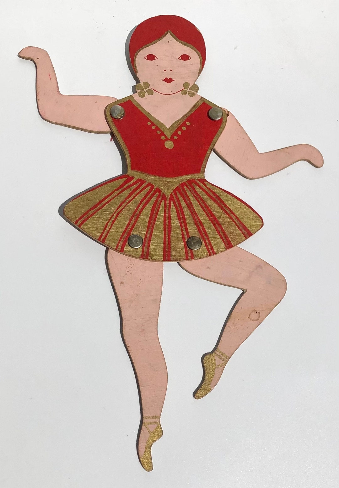 Vintage Jumping Jack Articulated Circus Doll - Etsy UK