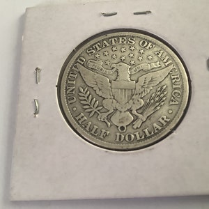 1911-D Barber Half Dollar Error Coin error on Reverse - Etsy