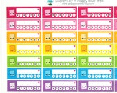 Happy Reading Book Weekly Habits Label Reminder Tracker Kawaii | Etsy