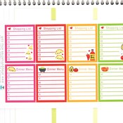 Happy Errands Car List Full Box Stickers for Erin Condren Life - Etsy