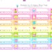 Happy Day off Reminder Tracker Cute Kawaii Planner Stickers for Erin ...