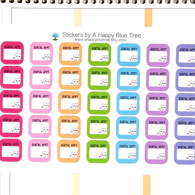 Calendar Reminder Stickers - Etsy