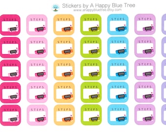 Step Tracker Stickers - Etsy