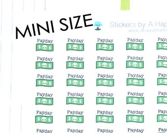 MINI Happy or Sad Bill Due Tracker Reminder Cute Kawaii | Etsy