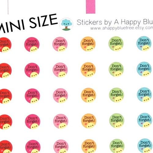 Happy Declutter Reminder Tracker Cute Kawaii Planner Stickers - Etsy