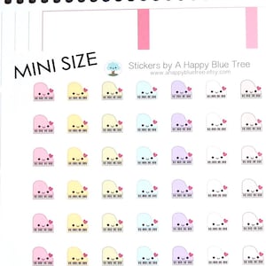 MINI Happy Piano Music Tracker Reminder Kawaii Stickers Erin Condren ...