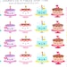 Happy Birthday Cake Reminder Cute Kawaii Planner Stickers for - Etsy