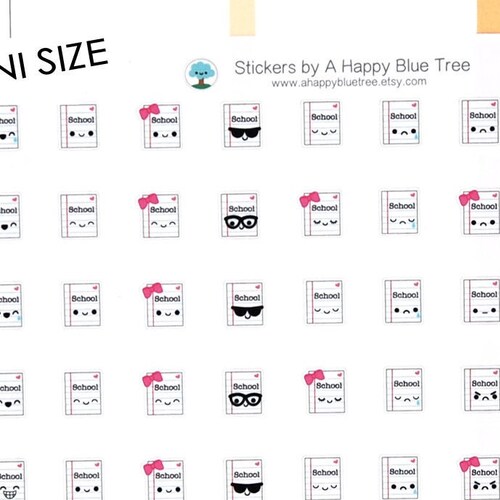 MINI Happy Brain EMOTIONS Themed Stickers for Erin Condren - Etsy