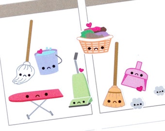 Happy Shopping Bag List Full Box Tracker Reminder Cute Kawaii Planner ...