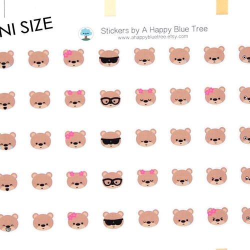 MINI Happy Brain EMOTIONS Themed Stickers for Erin Condren | Etsy