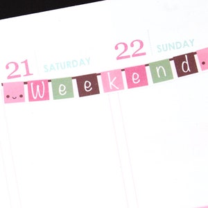 Happy Weekend Banner Sticker Sheet (lemonade and More Mix) for Erin ...