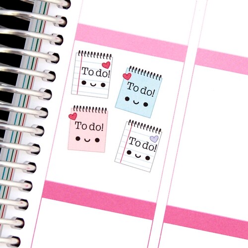 Happy Work Schedule Reminder Tracker Cute Kawaii Planner - Etsy