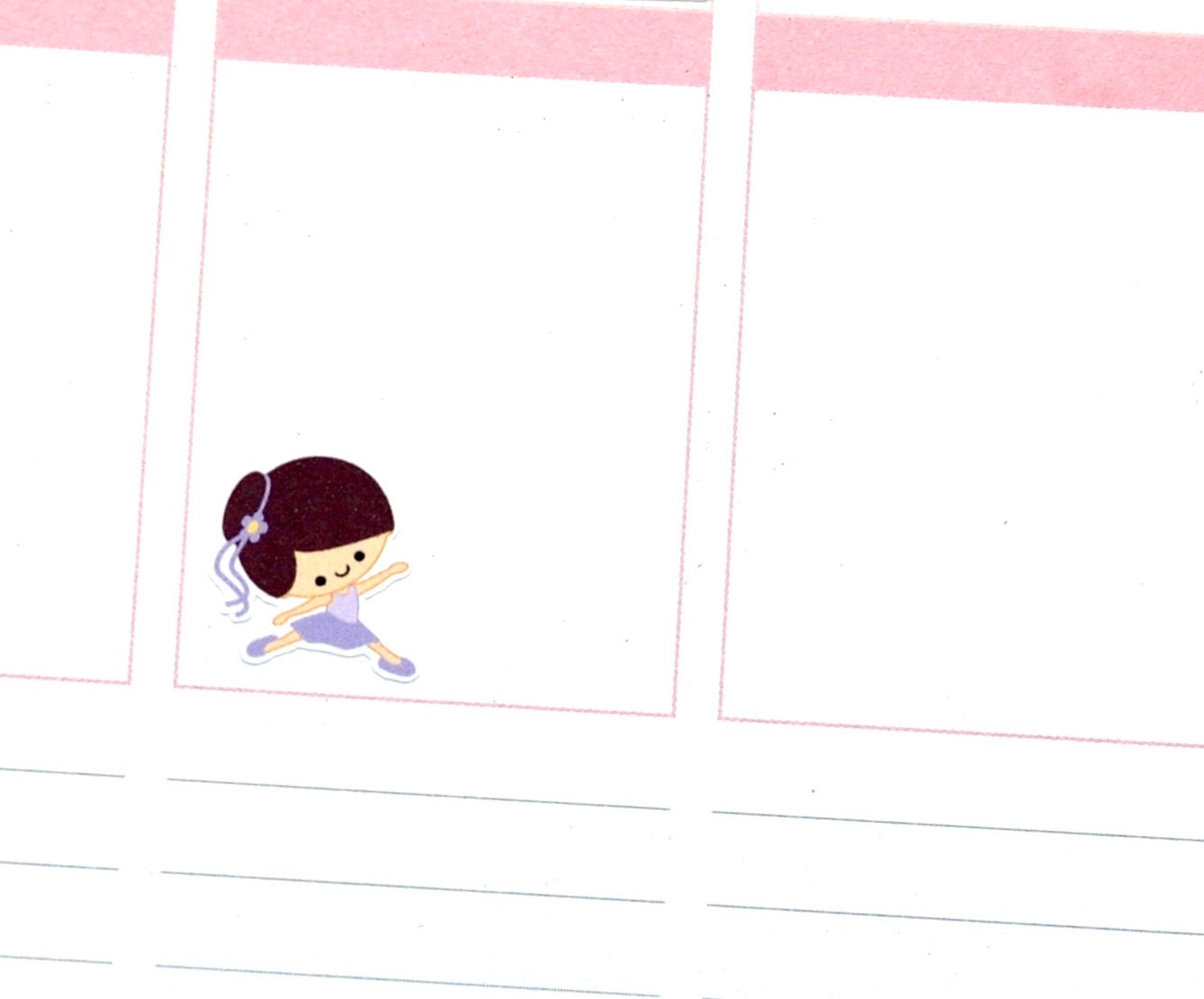 Happy Dancer Girl Reminder Cute Kawaii Planner Stickers Erin | Etsy