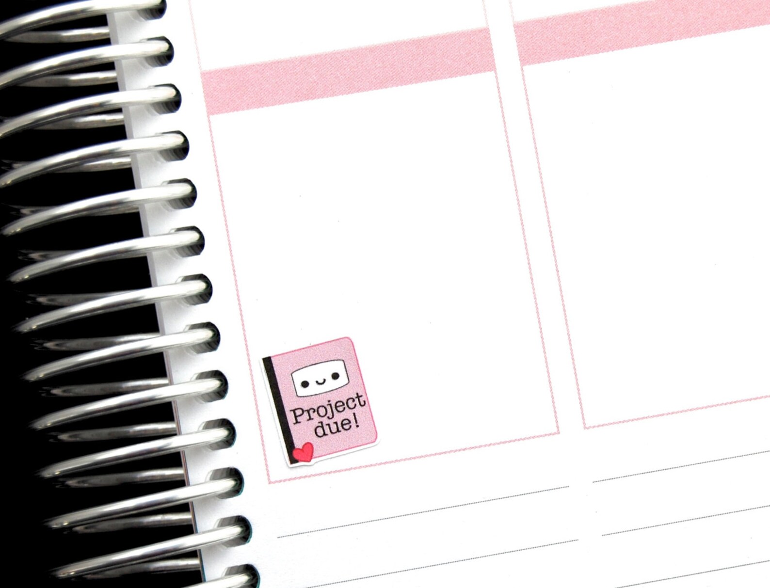 Happy Report Due Reminder Tracker Cute Kawaii Planner Stickers - Etsy