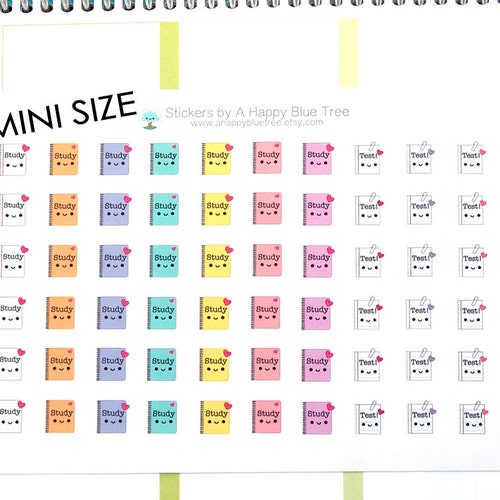 MINI Happy Report Due Reminder Tracker Cute Kawaii Planner - Etsy