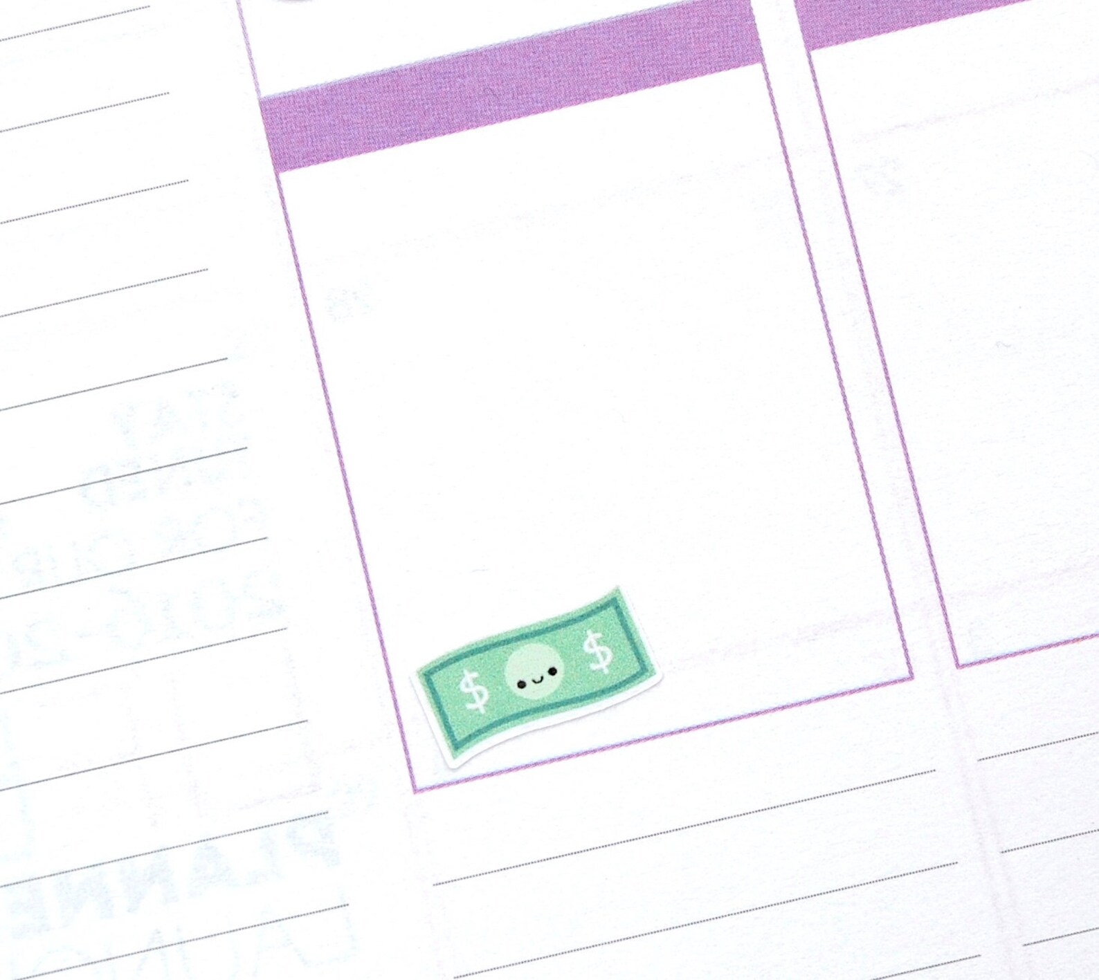 Happy Money Payday Tracker Reminder Cute Kawaii Planner Stickers Erin ...