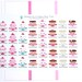 Happy Anniversary Cake Reminder Cute Kawaii Planner Stickers for Erin ...