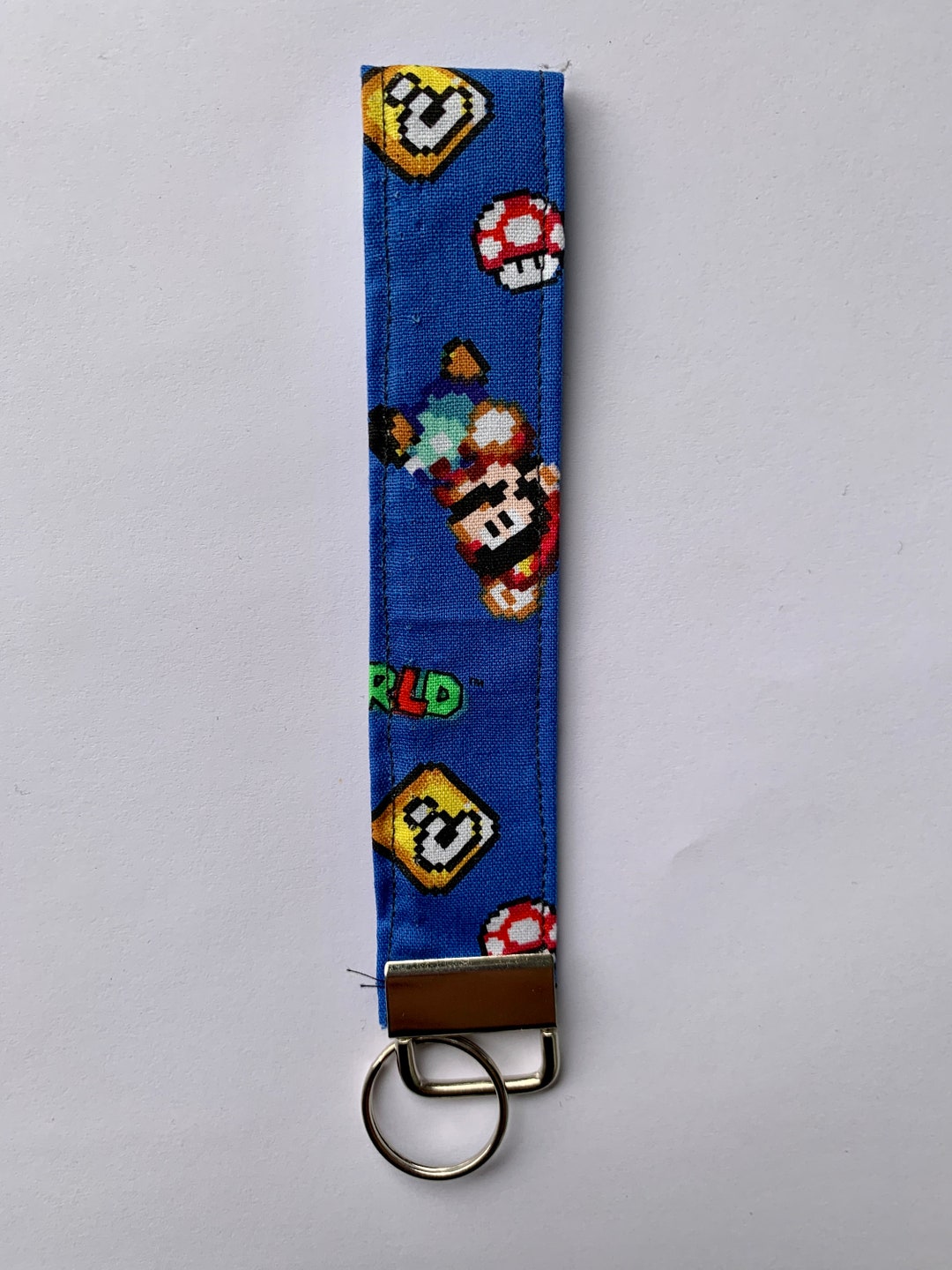 Mario World / Key Fob / Key Chain / Key Lanyard - Etsy