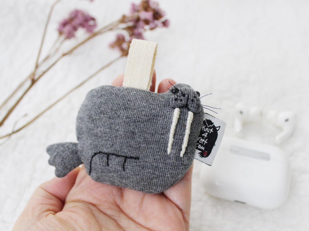 Knit Walrus Airpods Case: Handmade Pouch Cover - Etsy