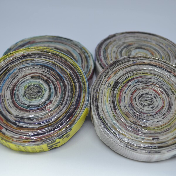 Recycled Magazine Coasters - Etsy