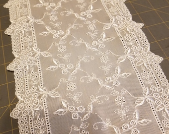 Lace Ribbon in Ivory 4 Wide X 10 Yds. - Etsy