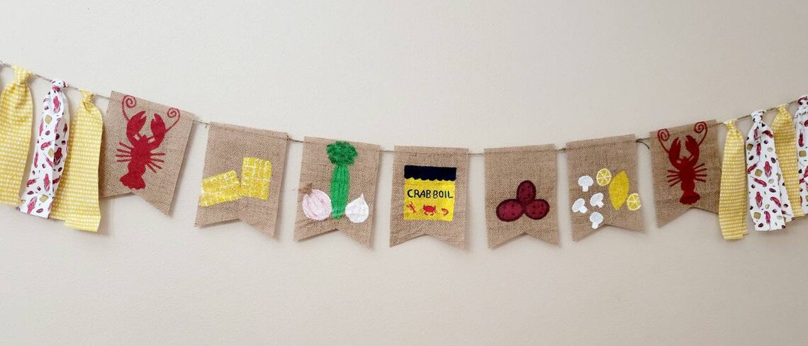 Crawfish Crawfish Boil Crawfish Birthday Crawfish Banner | Etsy